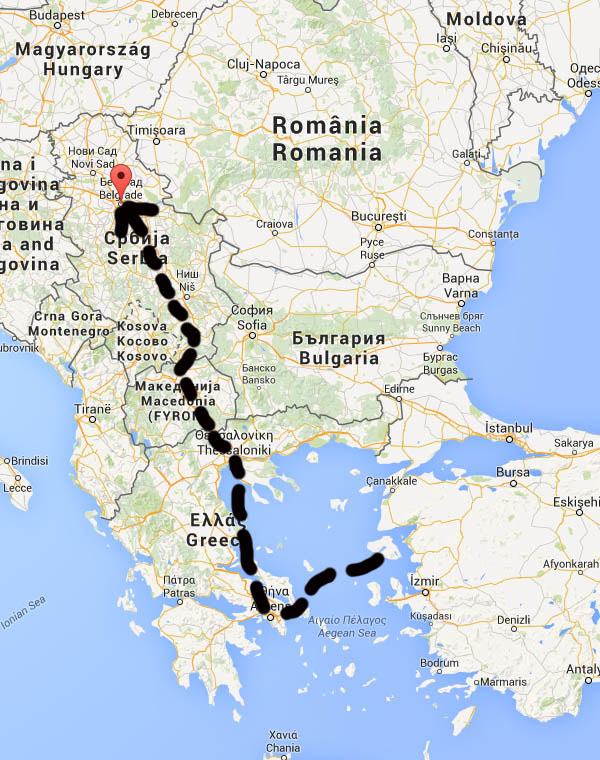Ideas' odyssey: the Balkan route