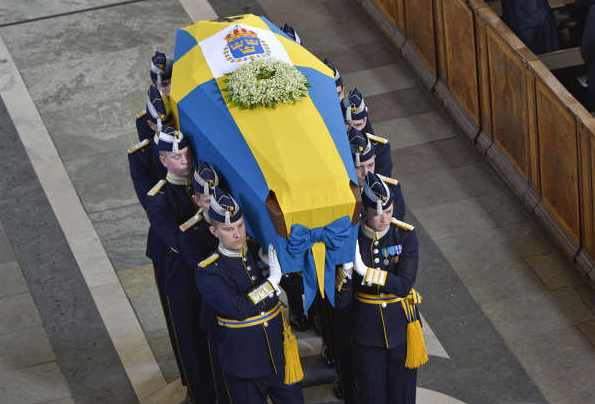 Eurohistory: Sweden: Funeral of Princess Lilian of Sweden