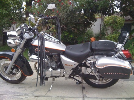 Triumph Thruxton 900cc: Chopper Dinamo 250 c.c características