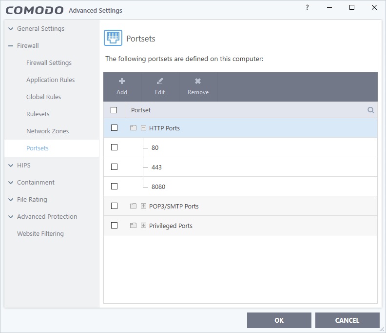 코모도 방화벽 (Comodo Firewall) 설정