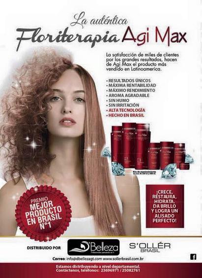 Cabello radiante y protegido con: BOTOX DE AGI MAX