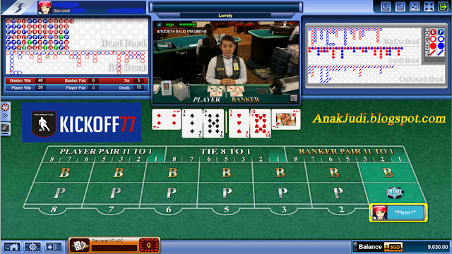 Cara Bermain Baccarat Player Banker ~ ANAK JUDI