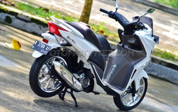Foto Modifikasi Honda Spacy 2012, Rasa NMAX Small Size
