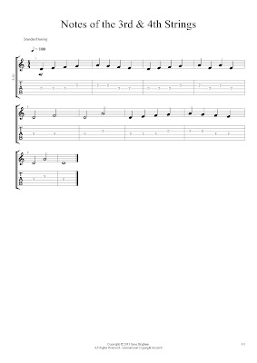 Beginning Guitar: Notes of the 3rd & 4th Strings