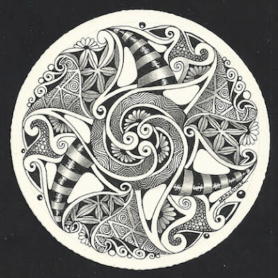 Enthusiastic Artist: Recent zendala tiles