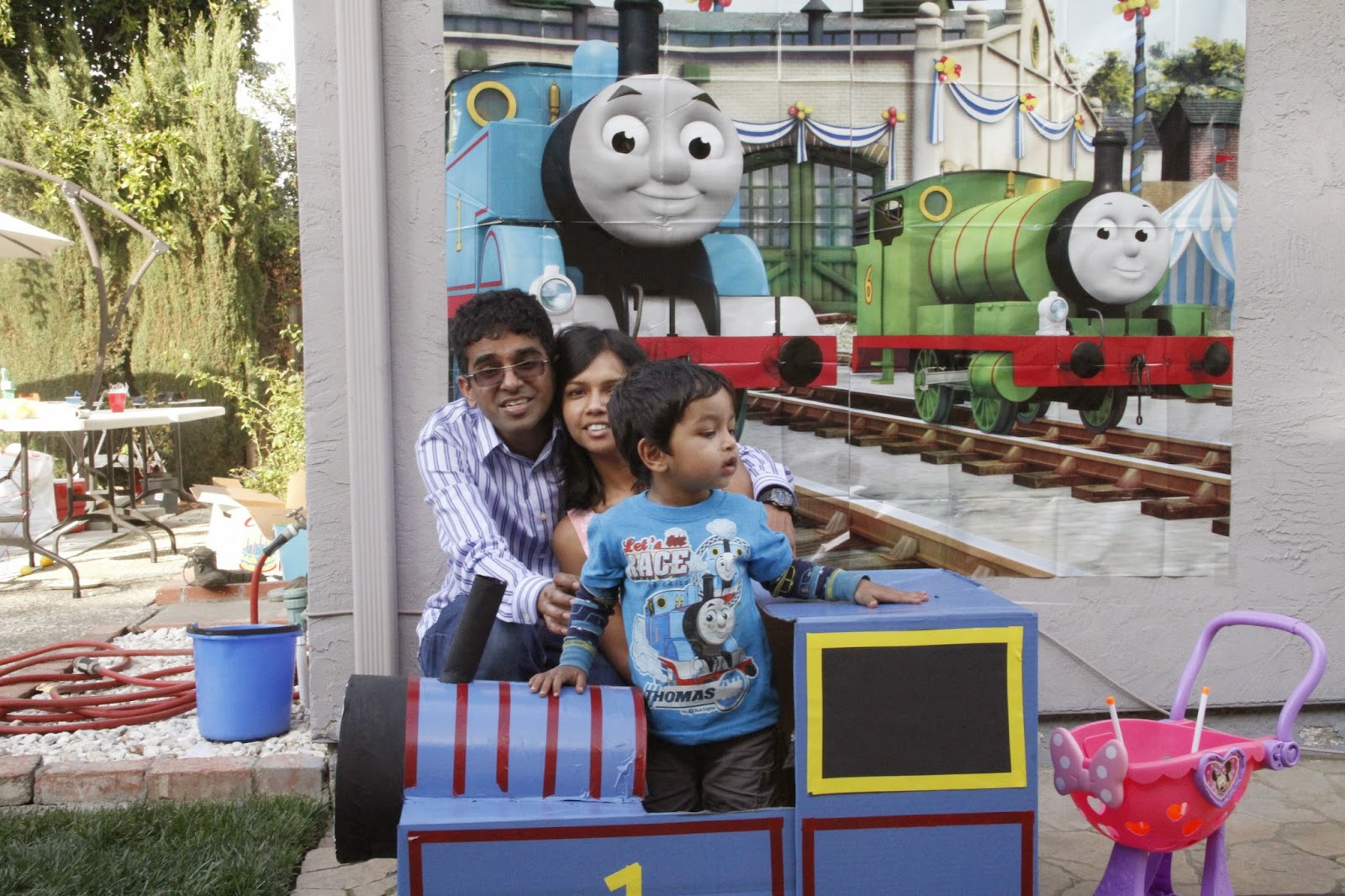 The Everything Blog: Sameer's Thomas the train birthday party