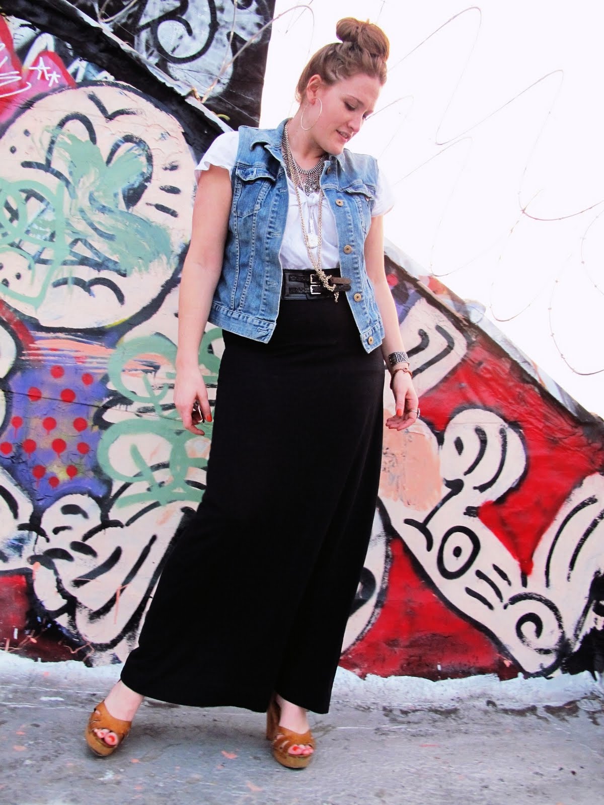 Red Lips & Bardot Hair: Skirt to the Maxi-mum: EBEW