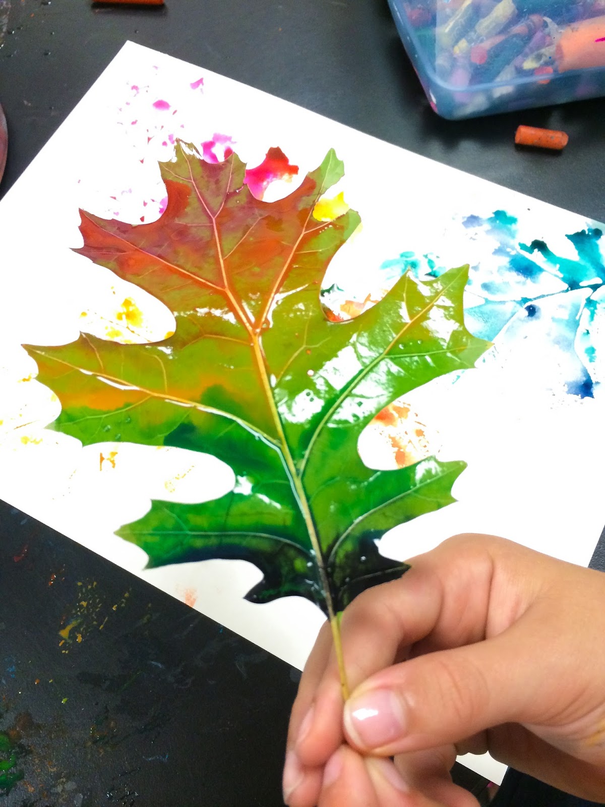 smART Class: Fall'n in Love With Leaf Printing