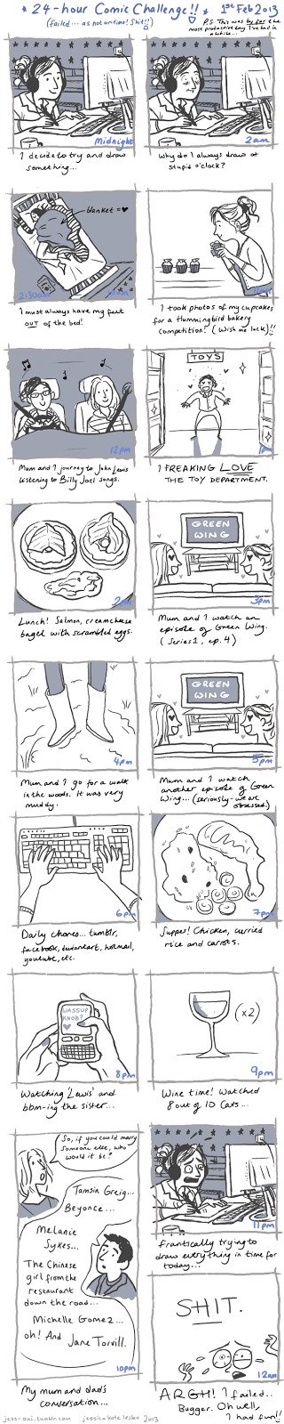 time to draw: 24-hour Comic Challenge!