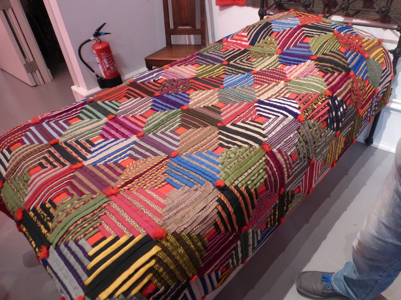 sashiko and other stitching: A trip to the Welsh Quilt Centre