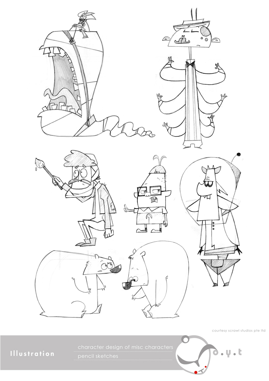 Singapore freelance illustrator o.y.t. online portfolio: illustration ...