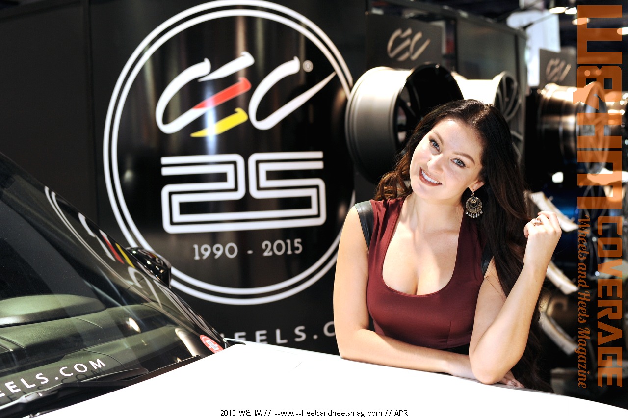 Beautiful SEMA Model - Serenity Shay with CEC Wheels