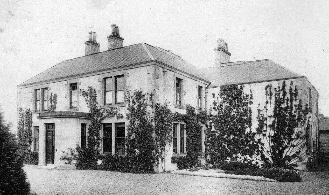 Tour Scotland: Old Photograph Rutherford Lodge Scotland