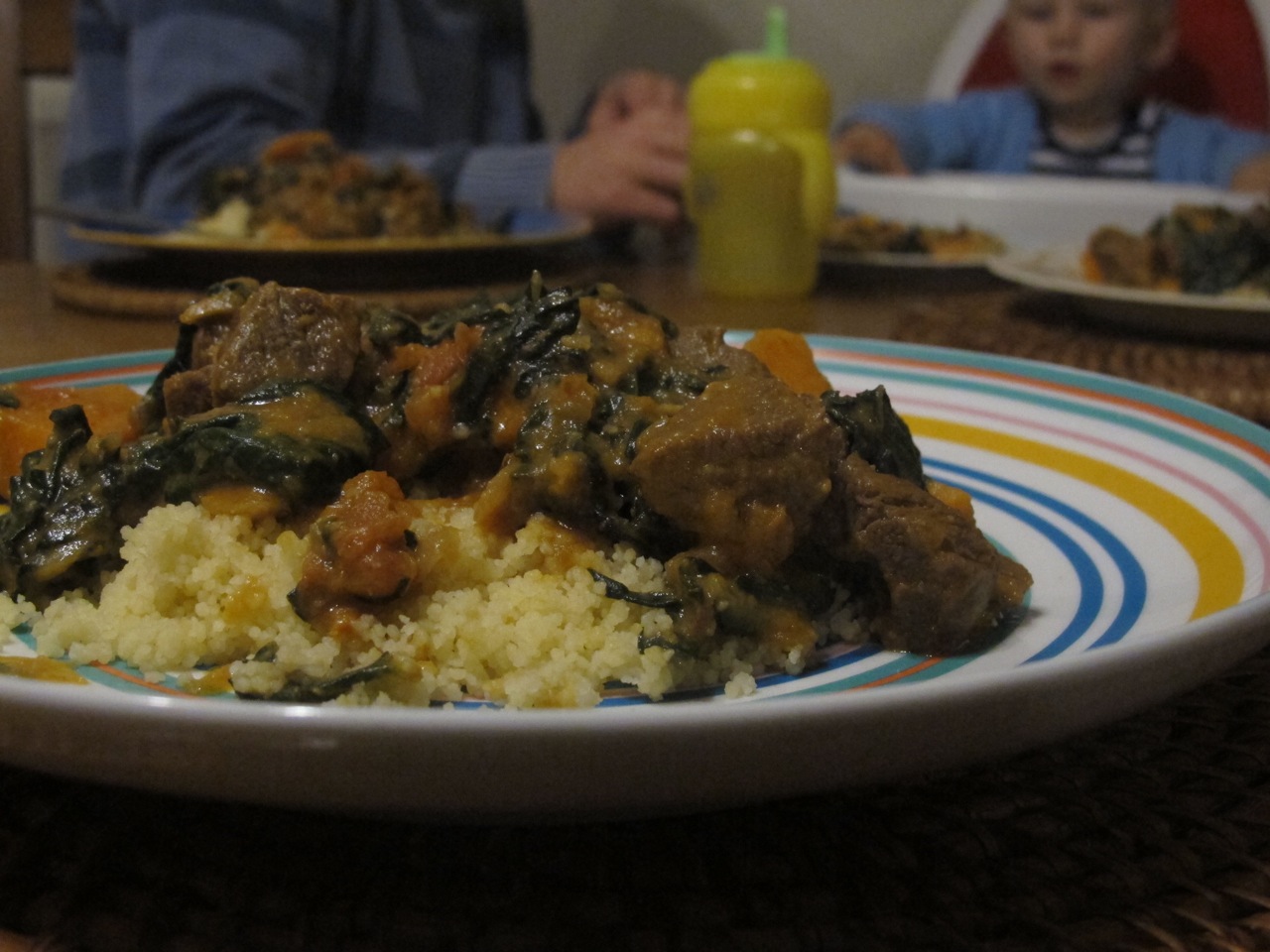 muppys: Beef, Spinach and Peanut Sudanese Stew