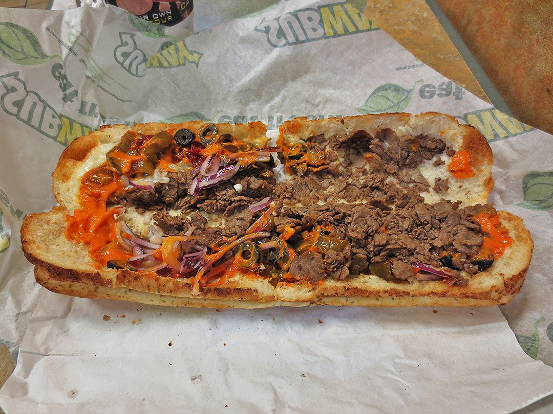 The Shit I Eat: Subway's Footlong Sriracha Steak Melt Sandwich