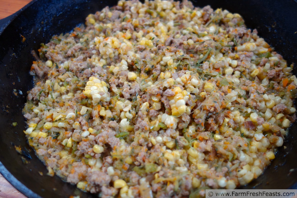 Farm Fresh Feasts: Green Pork, Corn and Zucchini Enchiladas (Can you ...