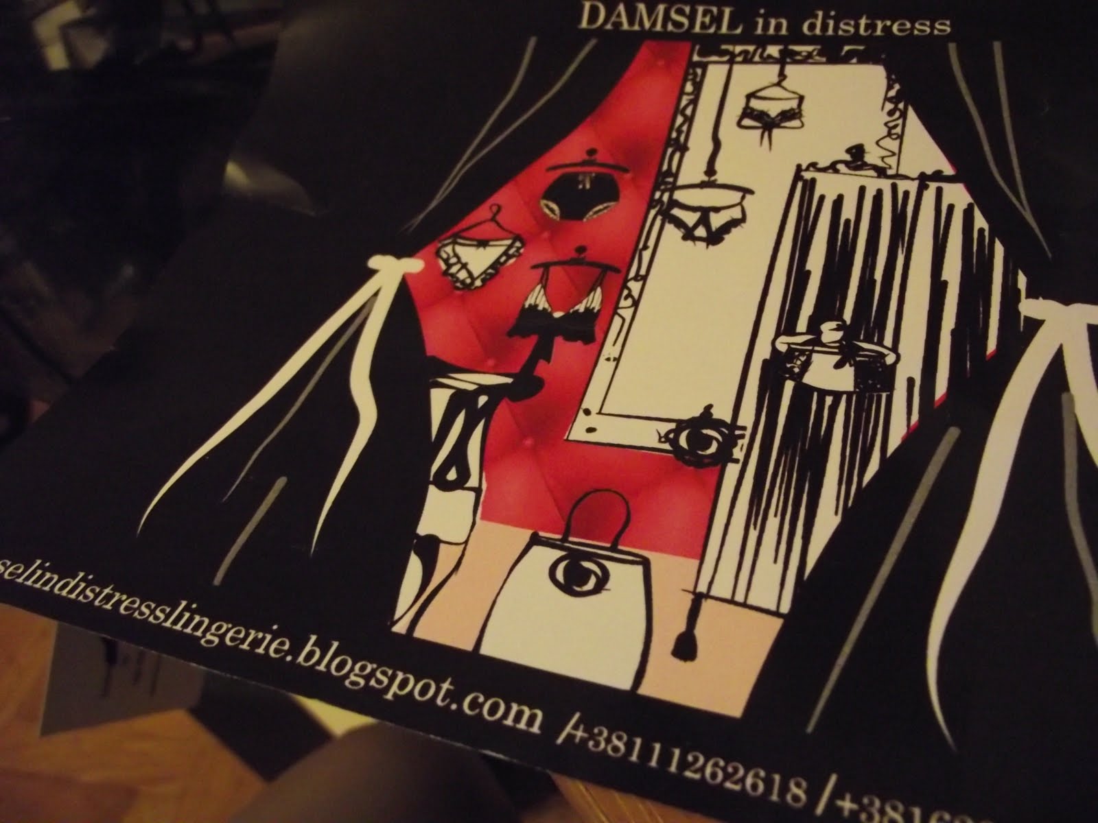 Ana on heels: A gift from Damsel in distress