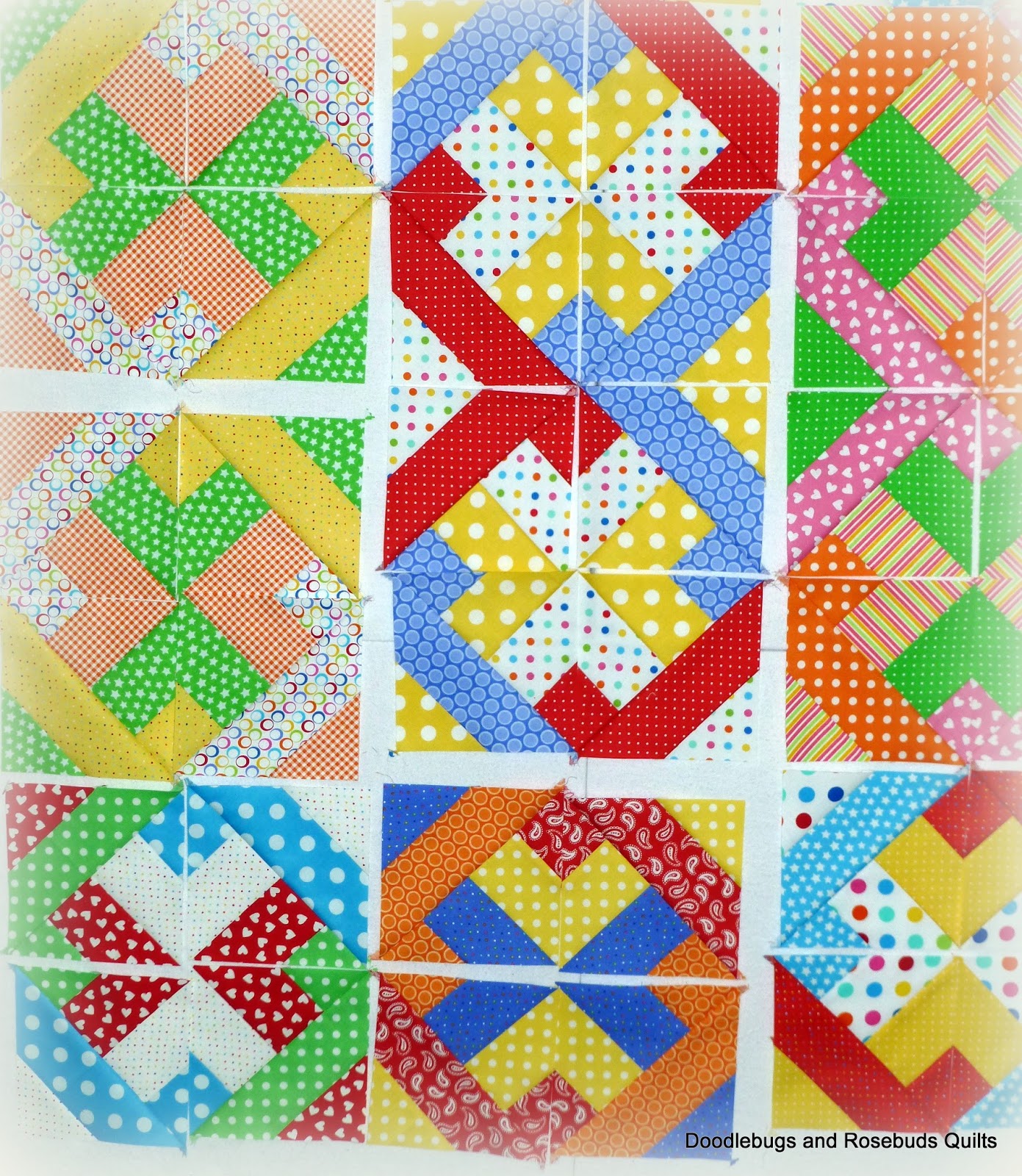 Doodlebugs and Rosebuds Quilts: Playing with Blocks