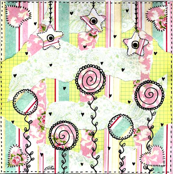 Caatje's Artsy Stuff: April Collages