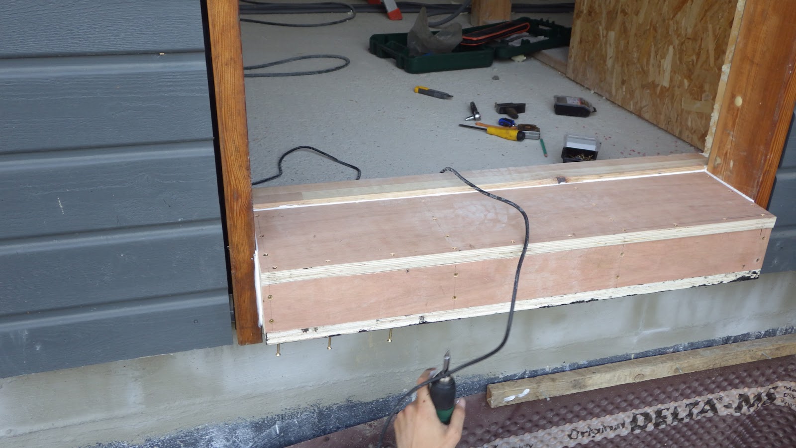 Notre aventure dans la construction: Seuil de porte d'entrée