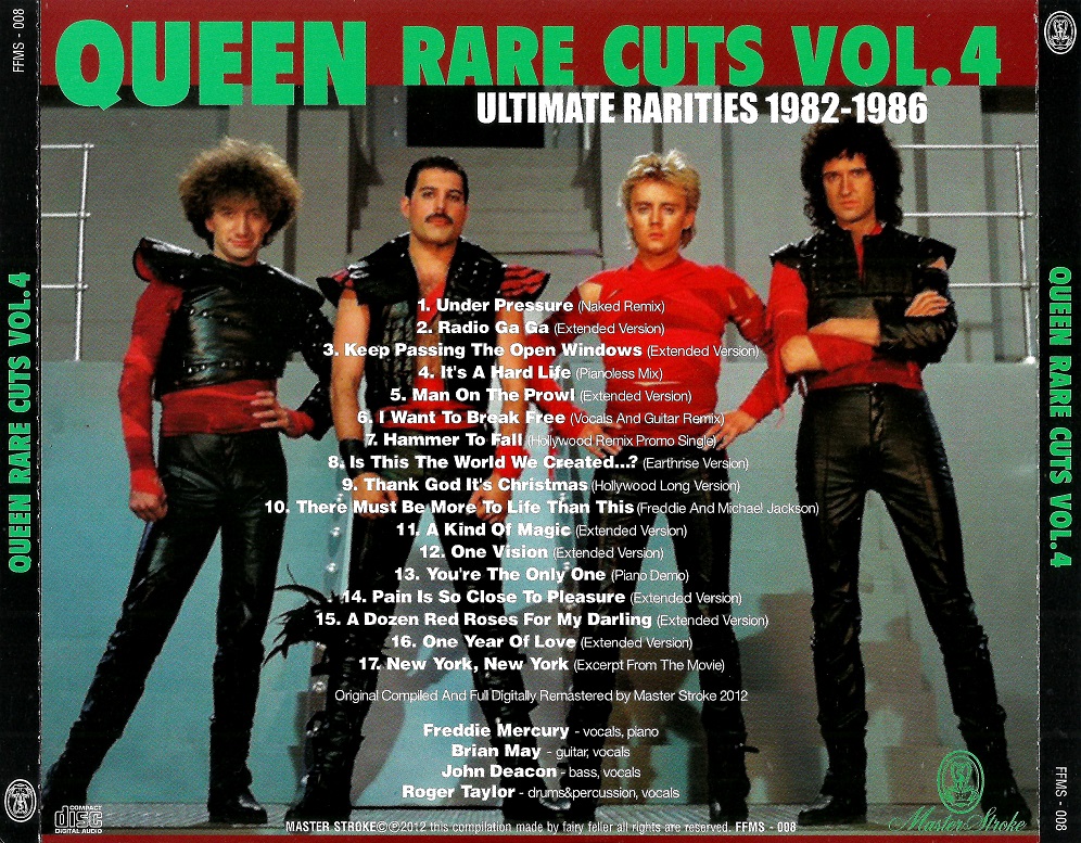 T.U.B.E.: Queen - Rare Cuts (STU/FLAC) 6 CDs