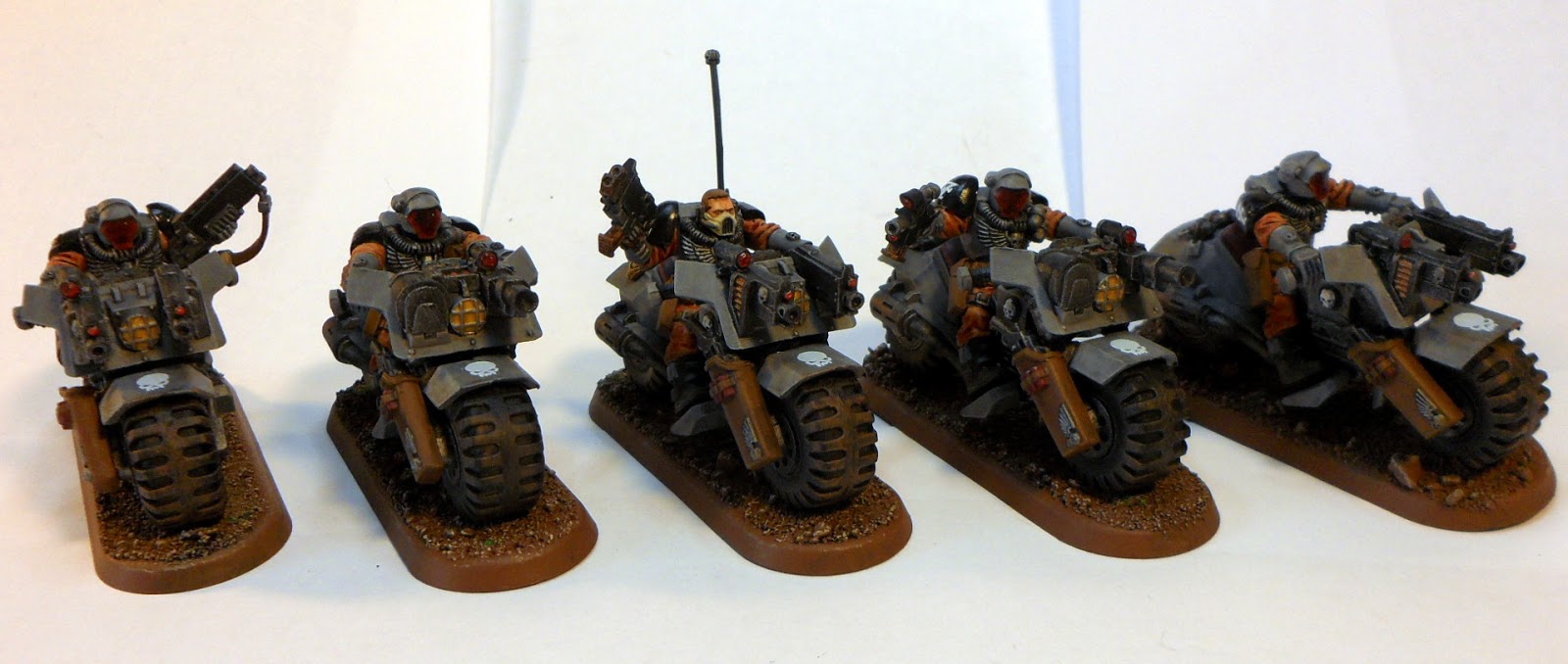 WeeMen: Relictors Space Marine Scout Bike Squad Finished