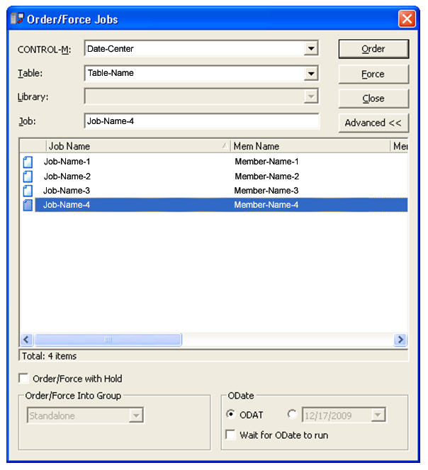 Order / Force using Control-M / EM GUI ~ Learn BMC Control-M - by ...
