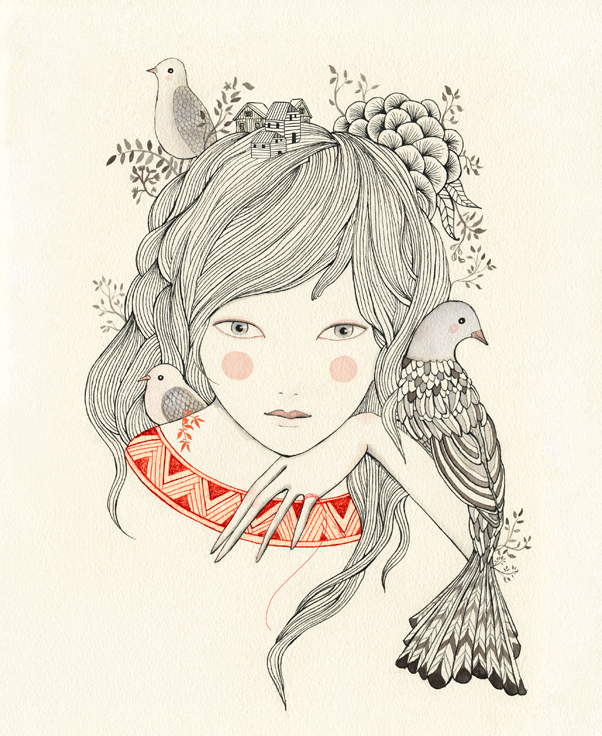 Recogedor: Lady Desidia - Ilustraciones