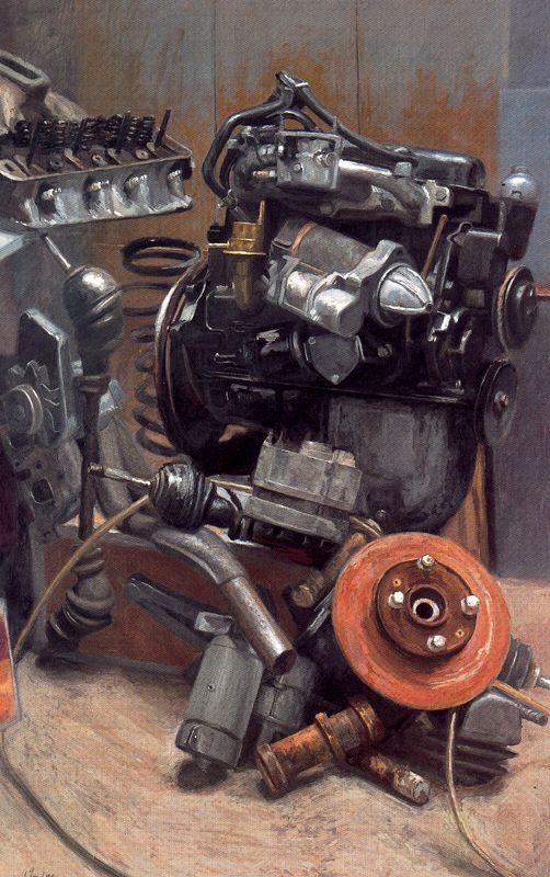 Painting of Daniel Quintero artist, Daniel Quintero paintings