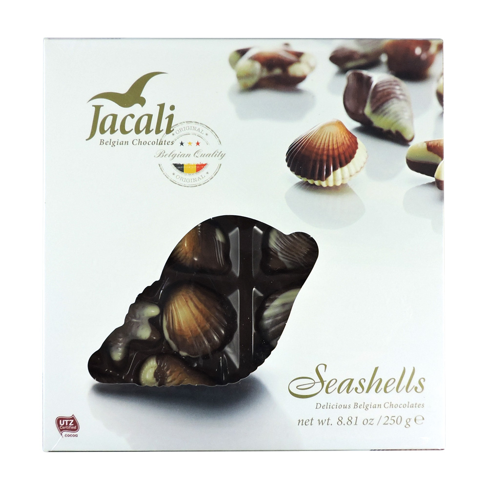 CHOCOLATES BELGAS SEASHELLS