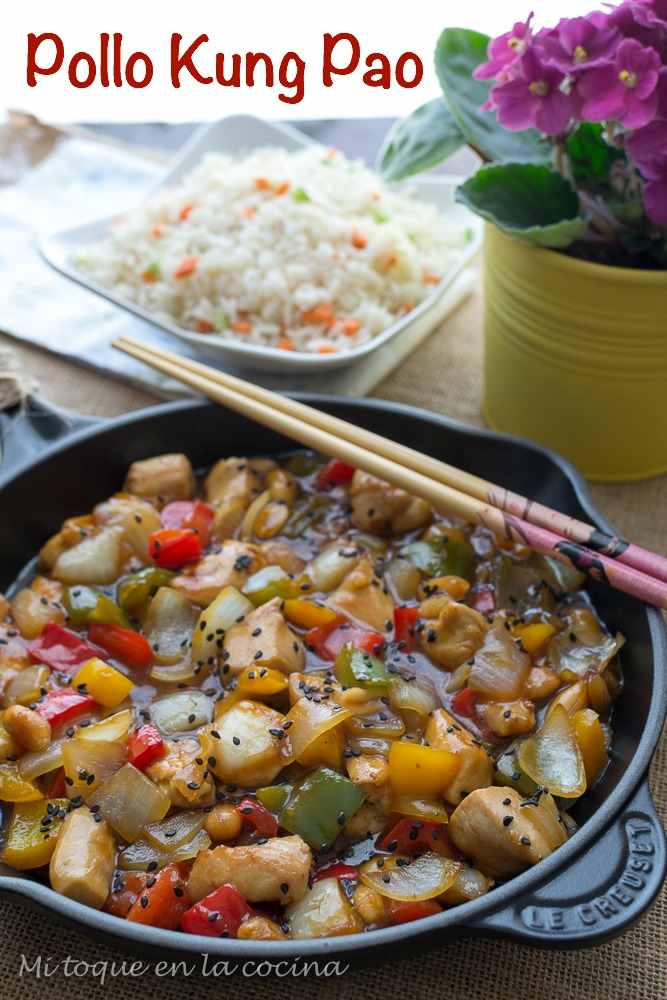 Mi toque en la cocina: Pollo Kung Pao.