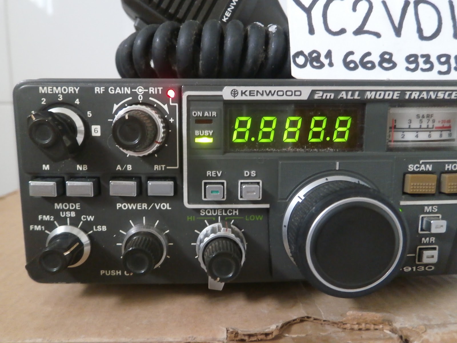 Sinar Agung ( Y C 2 V D I ): RIG KENWOOD TR 9130 SERI 3 BANYAK DI BURU ...