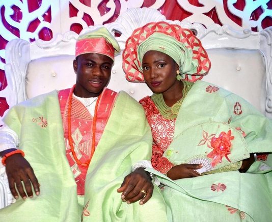 More Photos From 20 Years Old Super Eagles Moses Simon's Traditional ...