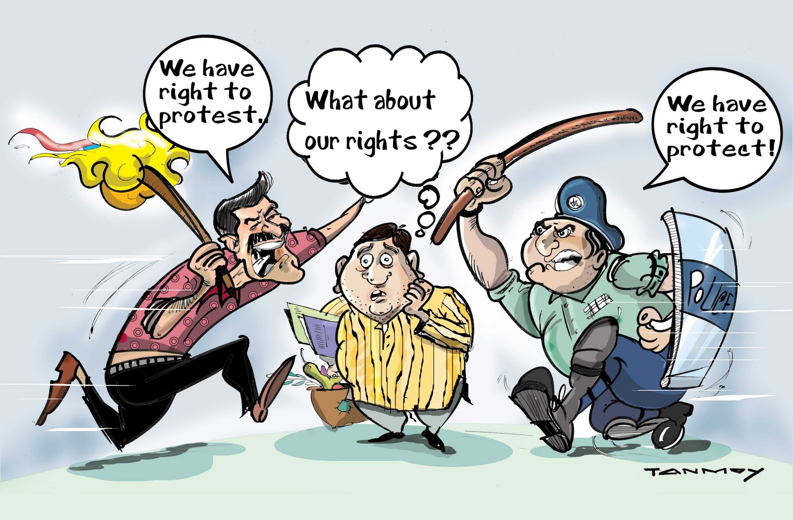 Tanmoy Cartoons: ‘Differences between GOVT. and opposition make next ...