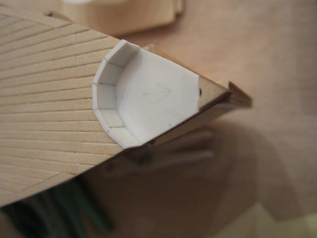 RMS Titanic - Amati 1:250 WIP: Central anchor well - Step 2