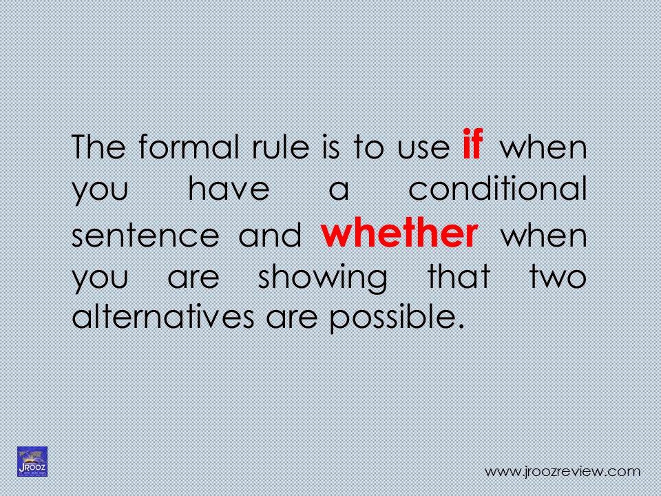 Whether or If? What are the Differences? - Learn English with Pictures