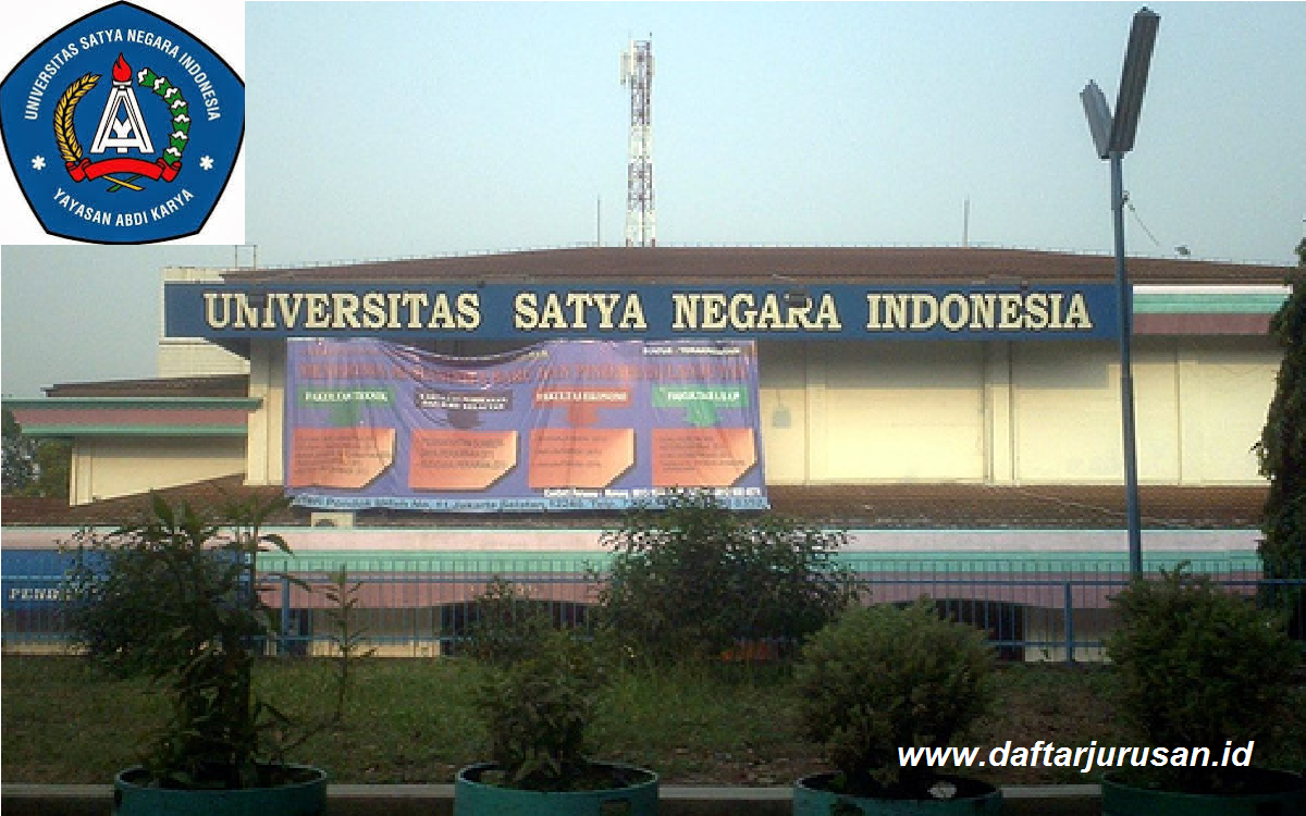 Daftar Fakultas dan Program Studi USNI Universitas Satya Negara ...