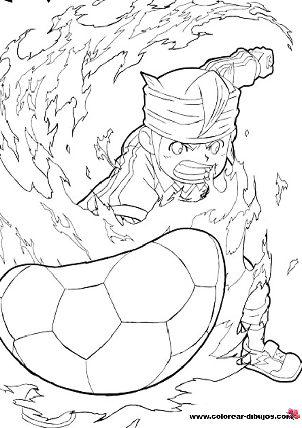 Inazuma Eleven Mark Coloring Page Pages Sketch Coloring Page
