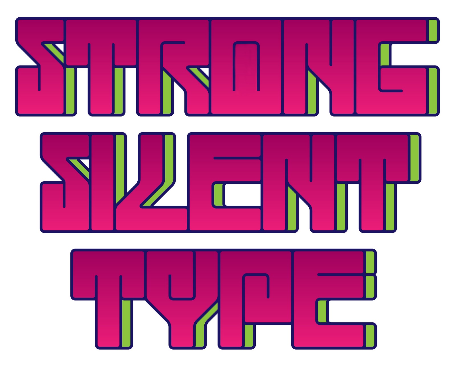 Fire Resistant Material: Homemade Typeface