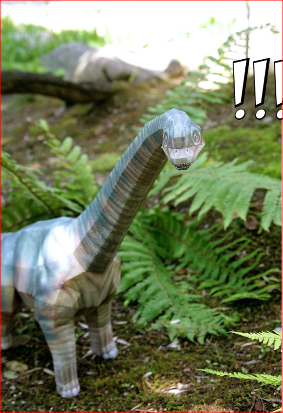 Paper craft: New way to enjoy origami Brachiosaurus