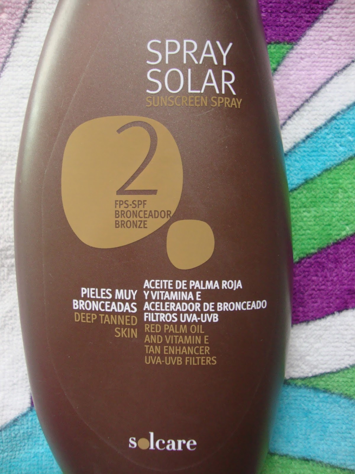 El Hada Azul: DELIPLUS - SPRAY SOLAR BRONCEADOR SPF 2 SOLCARE