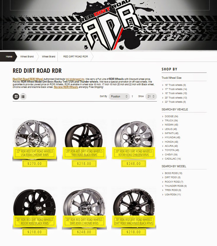 M2 Motorsport Inc | Aftermarket Wheels Rims and tires: Red Dirt Road ...