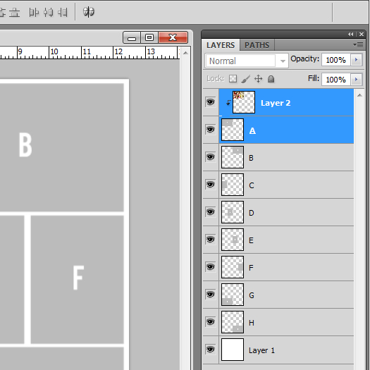 Hover your arrow over the bottom of the two highlighted layers and ...