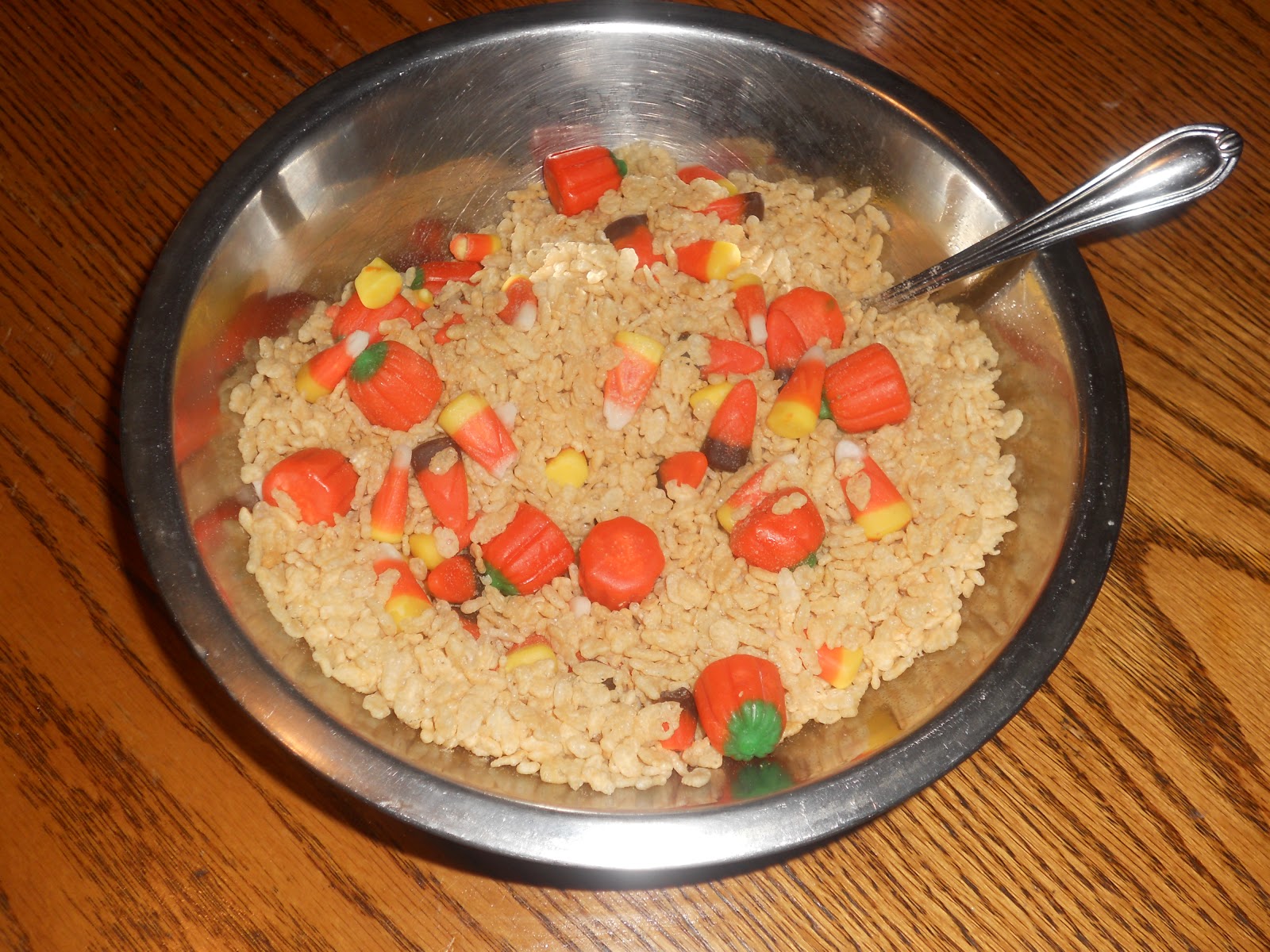 Fall Rice Krispies Treats - Hezzi-D's Books and Cooks