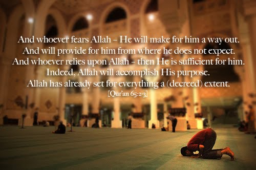 ~ Starting over: rely upon Allah - then He is sufficient for him