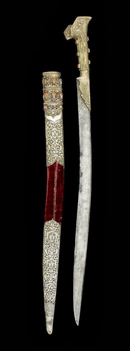 bensozia: Ottoman Yataghan Sword, c. 1805