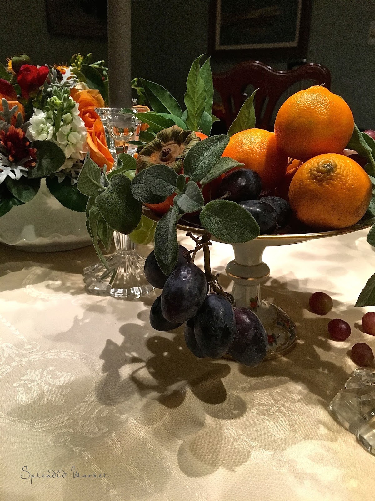Thanksgiving Tablescape… turn that tureen into a thing of floral splendor.