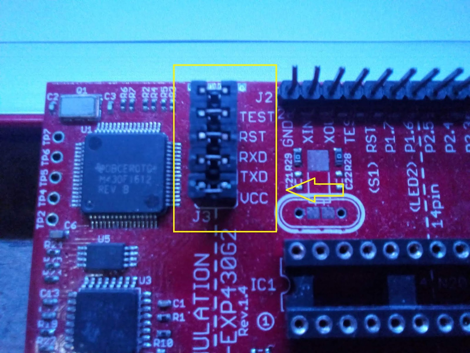 MSP-EXP430G2 LaunchPad: Cosas necesarias para programar un MSP fuera del LaunchPad