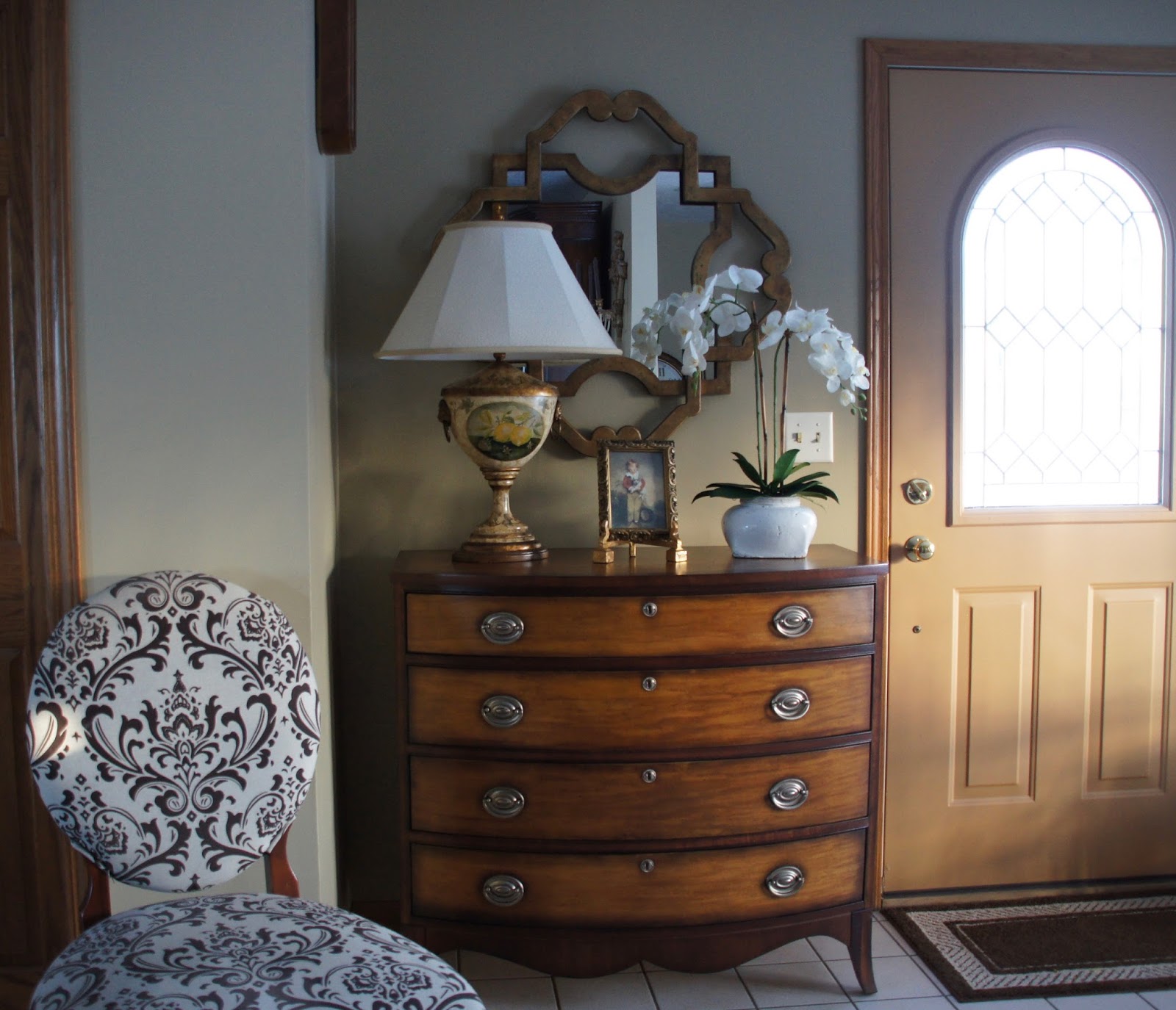 Home and Gardening With Liz: New Look For The Entryway Chest