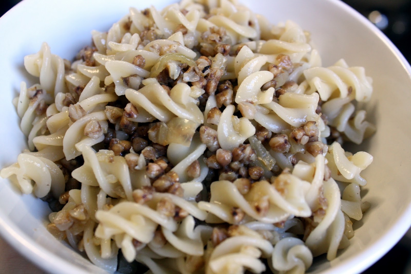Make-Meals Mama: Kasha Varnishkes (Buckwheat with Pasta)